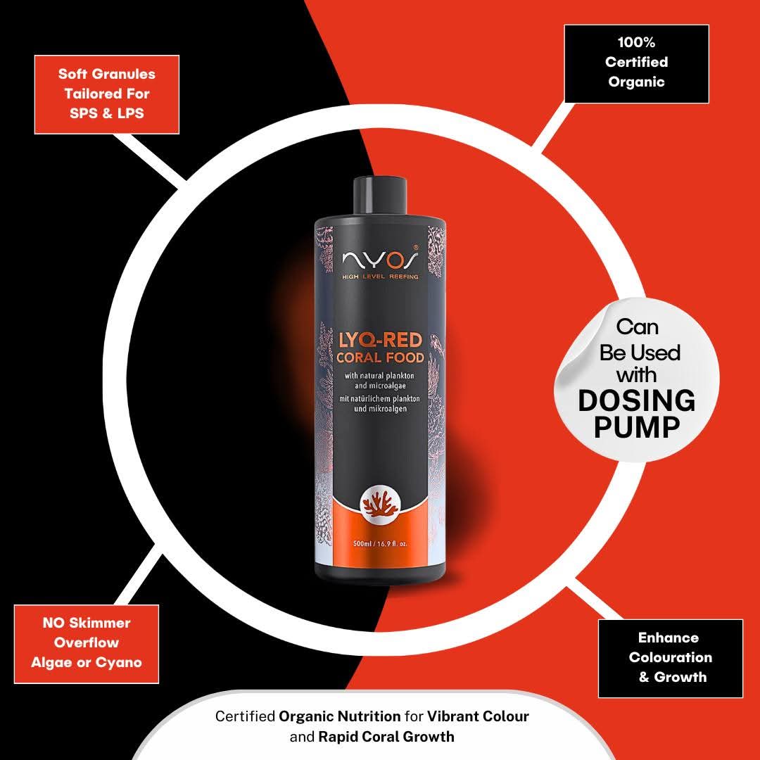 Nyos Lyq-Red 500ml Coral Food - All Things Aquatic